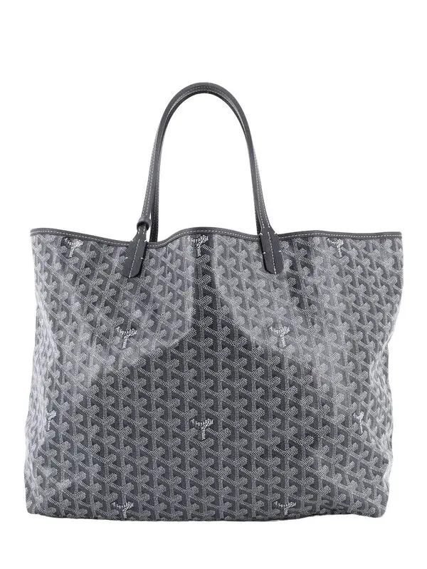 Goyard Saint Louis Gm Tote Coated Canvas - Gray