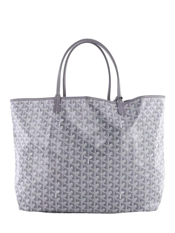 Goyard Saint Louis Gm Tote Coated Canvas - Gray