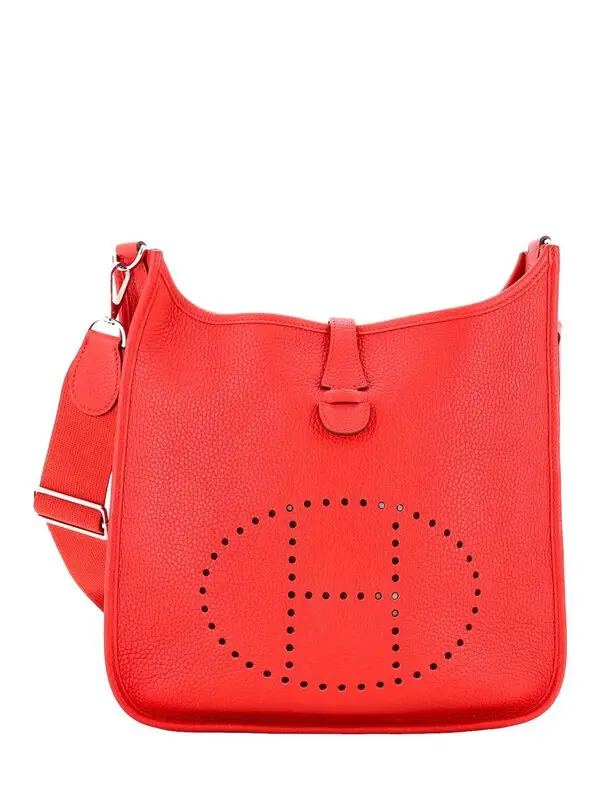 Hermès Evelyne Bag Gen Iii Clemence Pm - Rouge Tomate