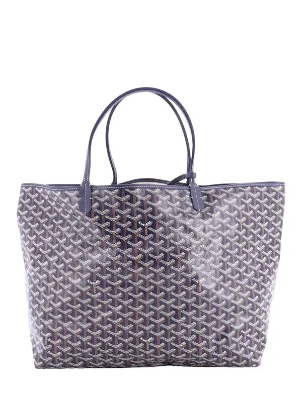 Goyard Saint Louis Gm Tote Coated Canvas - Blue