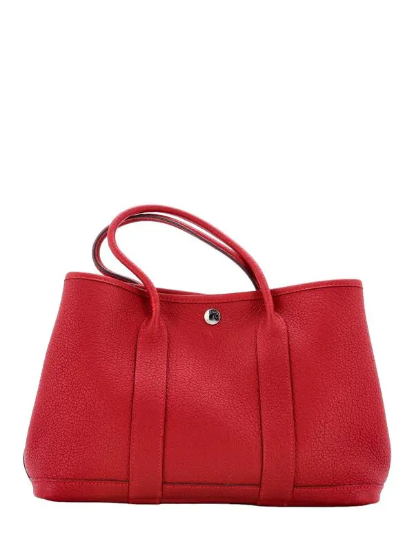 Hermès Garden Party Tote Leather 30 - Red