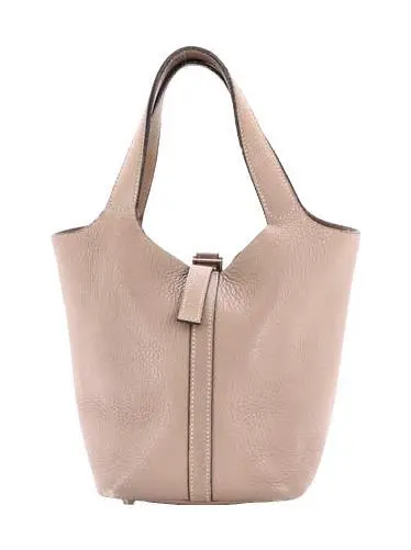 Hermès Picotin Bag Clemence Pm - Grey