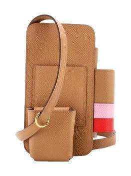 Hermès Hermesway Phone Case Crossbody Bag Epsom - Beige