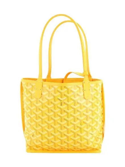 Goyard Anjou Reversible Tote Coated Canvas Mini - Orange