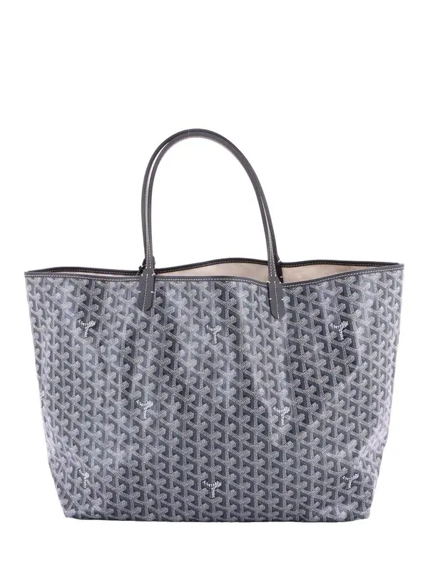 Goyard Saint Louis Gm Coated Canvas Tote - Gray