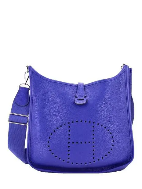 Hermès Evelyne Bag Gen Iii Clemence Pm - Blue
