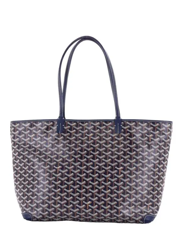 Goyard Artois Tote Coated Canvas Mm - Blue