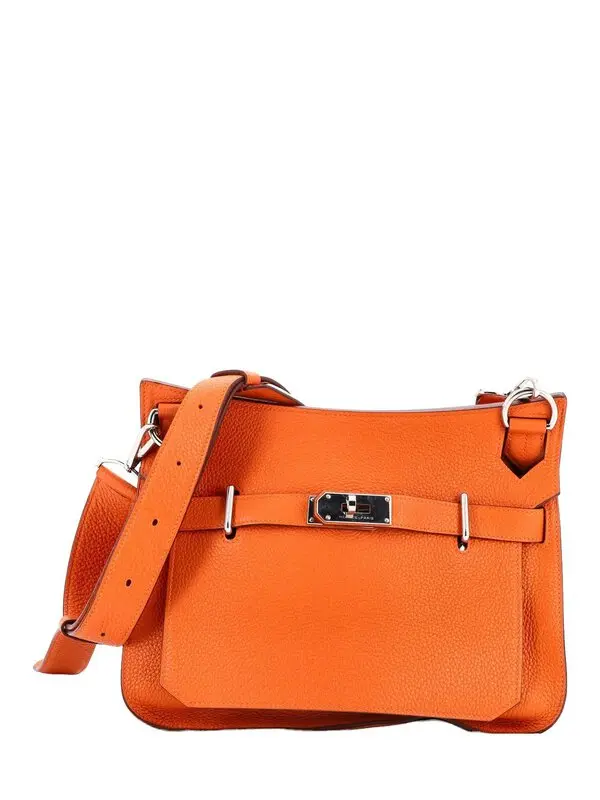 Hermès Jypsiere Bag Clemence 31 - Orange H