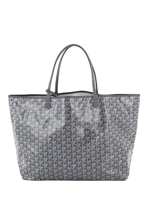 Goyard Saint Louis Gm Tote Coated Canvas - Grey