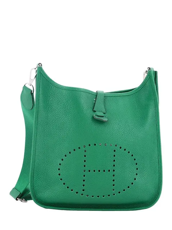 Hermès Evelyne Bag Gen Iii Clemence Pm - Vert Vertigo