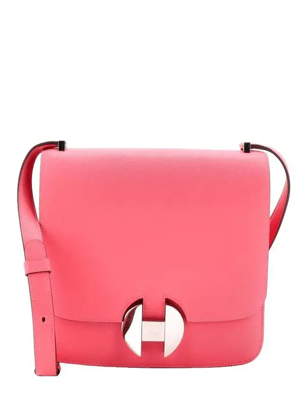 Hermès 2002 Shoulder Bag Evercolor 20 - Rose Azalee