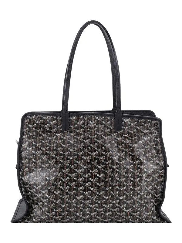 Goyard Hardy Pet Carrier Coated Canvas Pm - Black