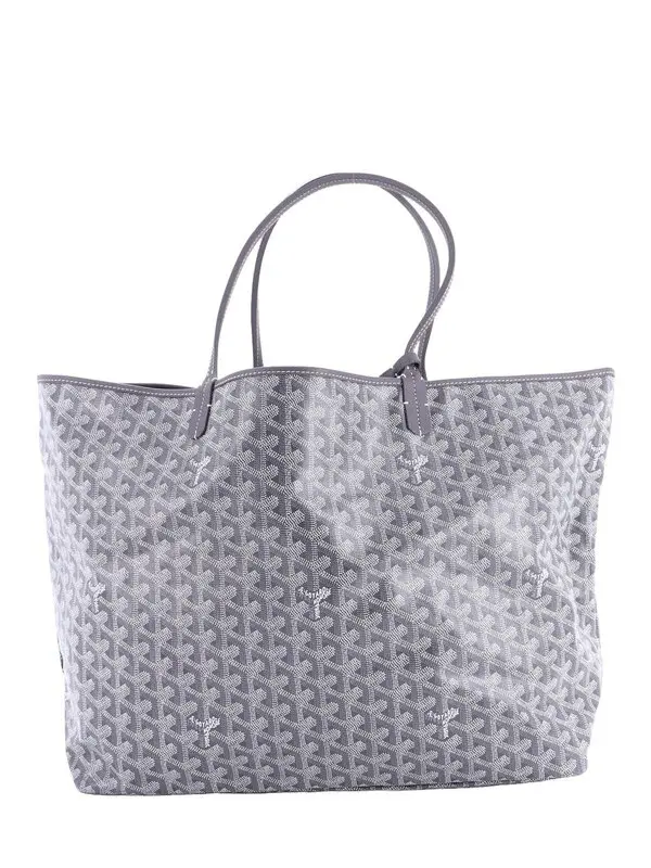 Goyard Saint Louis Gm Tote Coated Canvas - Gray