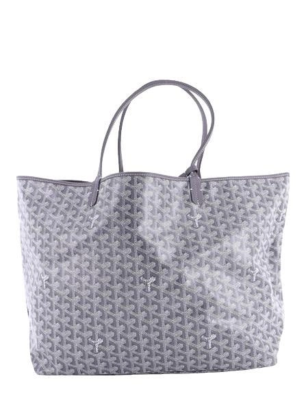 Goyard Saint Louis Gm Tote Coated Canvas - Grey