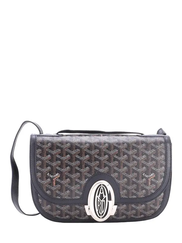 Goyard 233 Leather Bag - Black
