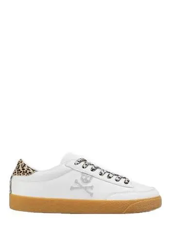 SCALPERS Low Top Sneakers - Offwhiteanimalprint