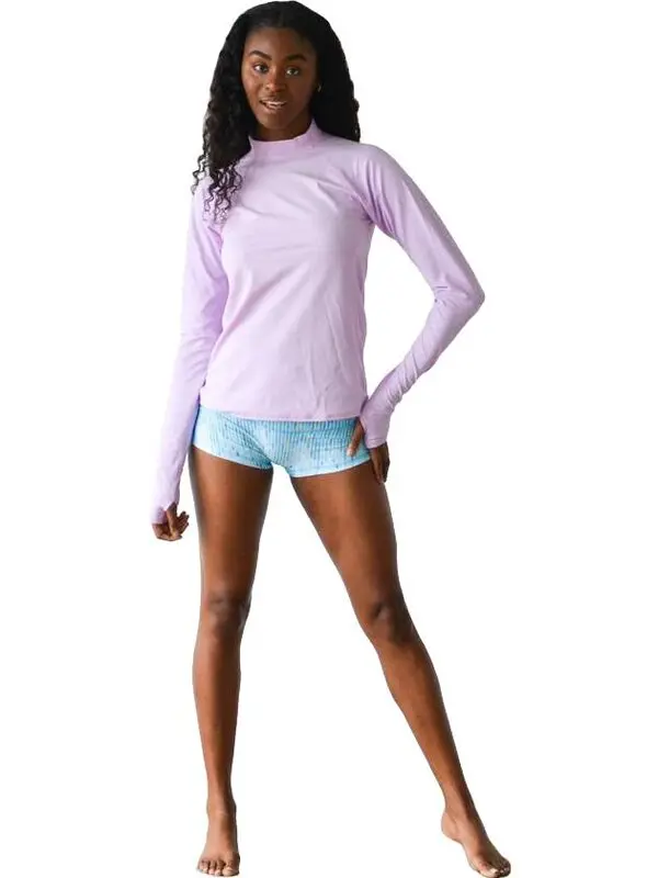 Tutublue Pullover Raglan Rash Guard Swim Top Upf 50 - Light Pastel Pink
