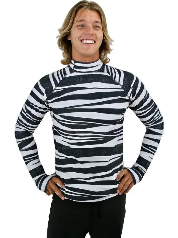Tutublue Upf 50 Pullover Rash Guard Swim Top - Banded Sea Snake