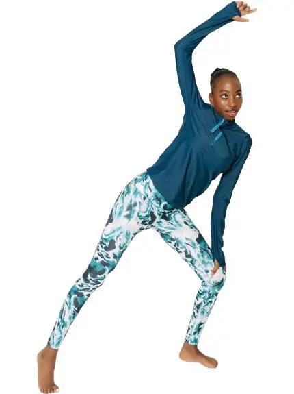 Tutublue Upf 50 Swim Leggings - Light Blue Animal Spot