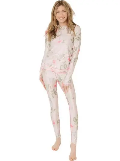 Tutublue Upf 50 Swim Leggings - Near White Rose Tone
