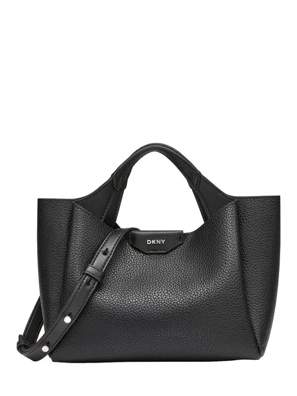 Dkny Willa Mini Satchel - Black/silver