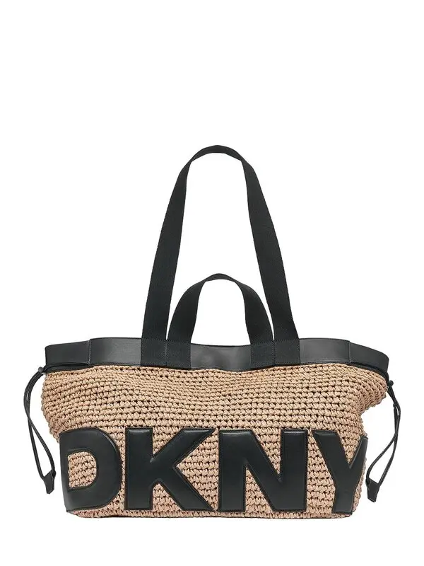 Dkny 1989 Capsule Bardot Tote - Natural/black