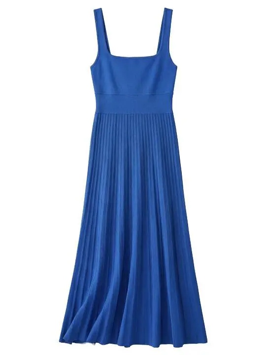 LOVE ALL TENNIS Knit Cocktail Dress - Blue