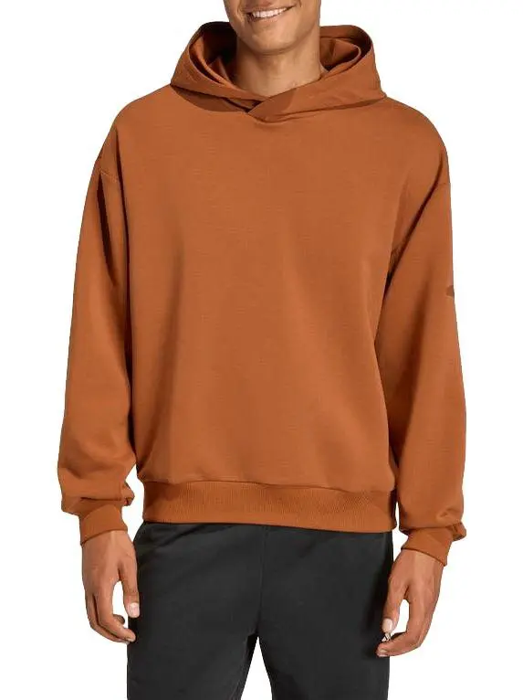 Adidas Soft Lux Oversize Pullover Hoodie - Dusky Bronze