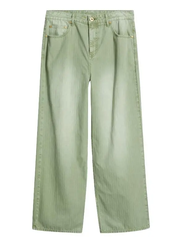 ELWOOD Archive Herringbone Twill Pants - Terrain
