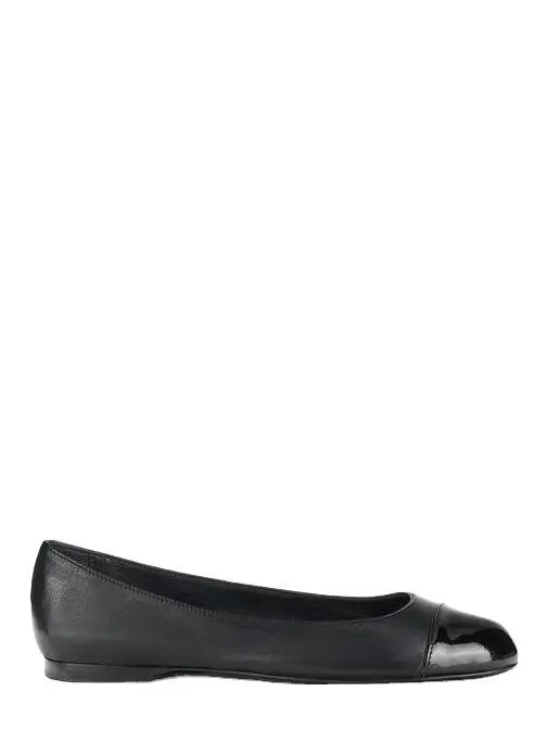Agl Milly Cap Toe Flat - Black