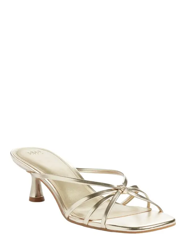 Bp. Bliss Heeled Sandal - Gold Metallic
