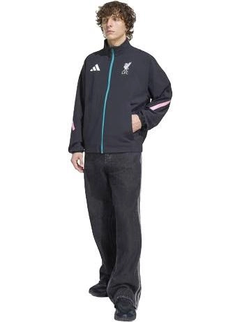 Adidas Liverpool 2025/26 Club Anthem Full-zip Jacket - Black