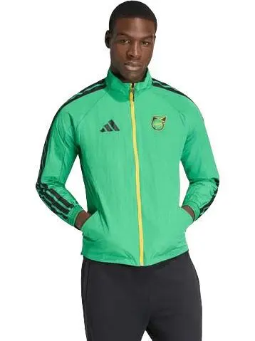 Adidas Jamaica National Team Anthem Full-zip Jacket - Green