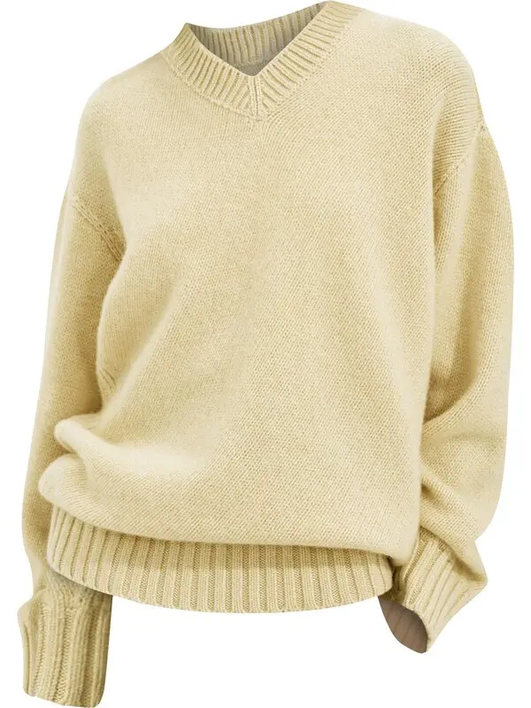 Bottega Veneta Cashmere Twisted Sweater - Butter