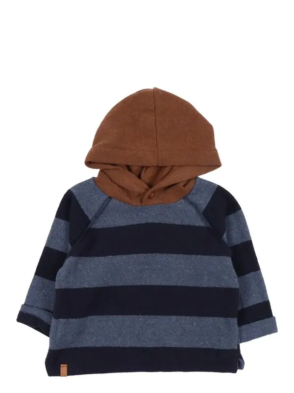 ONE MORE IN THE FAMILY Hooded Sweater - Blu
