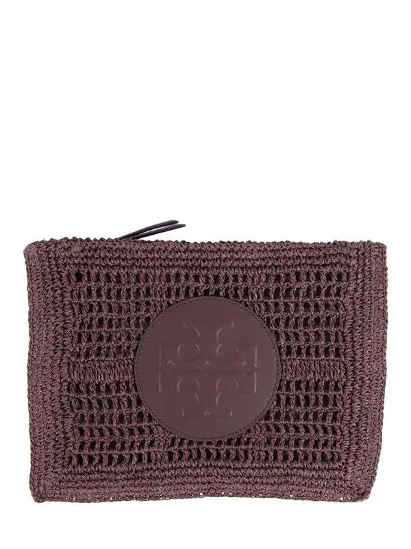 Tory Burch Ella Hand-crocheted Pouch - Red