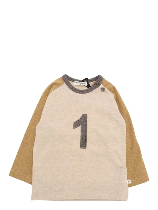ONE MORE IN THE FAMILY Number One T-shirt - Yellow