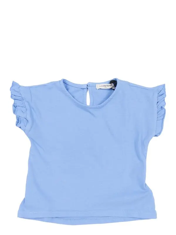 ONE MORE IN THE FAMILY Girly T-shirt - Blu