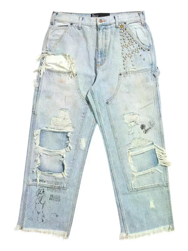PALY HOLLYWOOD Ripped Jeans - Blue