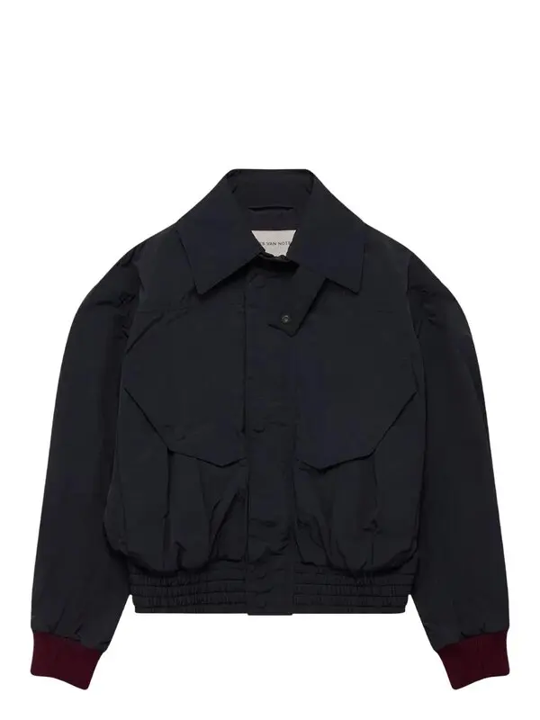 Dries Van Noten Washed Water Repellent Jacket - Blue