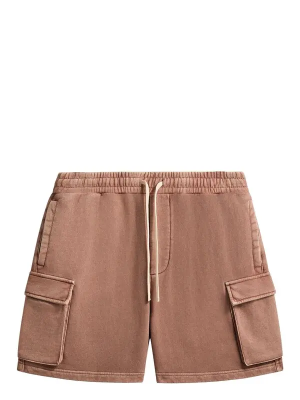 Kith 101 Sueded Fleece Fairfax Cargo Short - Red