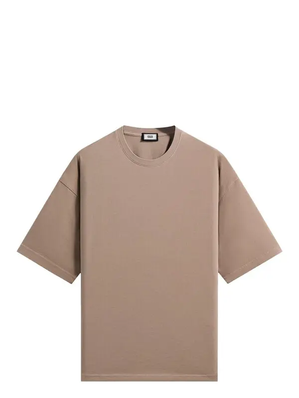 Kith 101 Sueded Jersey Bishop Tee - Brown