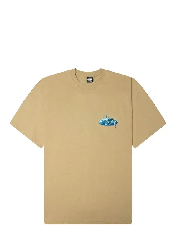StÜssy Wave Oval Tee - Brown