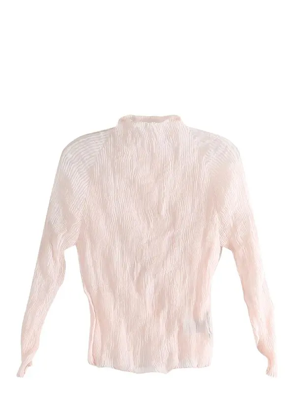 Issey Miyake Chiffon Twist Shirt - Pink