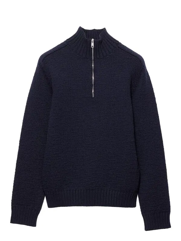 Prada Wool Turtleneck - Blue