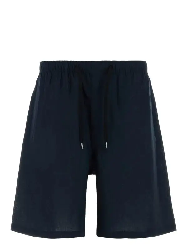 CELLAR DOOR Jago Linen Shorts - Blue