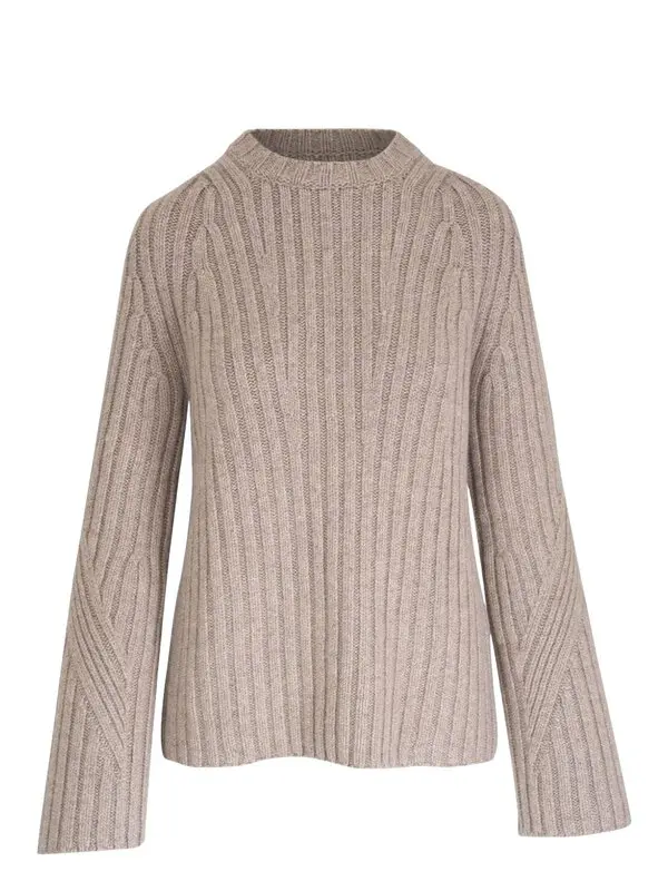 Khaite The Calvin Sweater - Nude & Neutrals