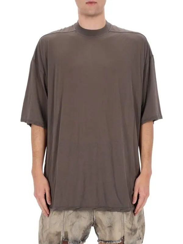 Rick Owens Cotton Oversized T-shirt - Brown