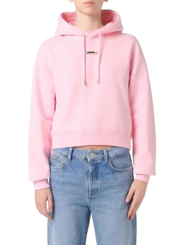 Jacquemus Cotton Hoodie - Pink