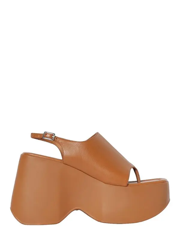 VIC MATIE Heeled Sandal - Brown